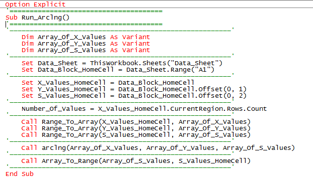 Arc Length Calculation for 2-D and 3-D Tabular Functions – alfred-excel ...